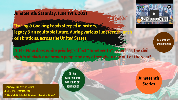 6-21-2021 JUNETEENTH 3-2! & Ms. DeVito by Camila Ann DeVito on Prezi
