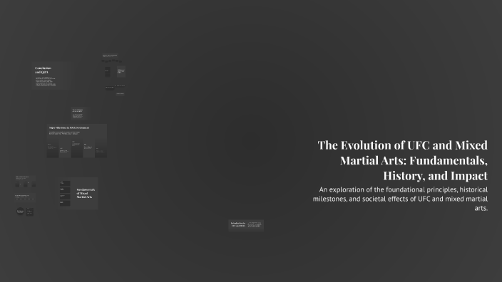 The Evolution of UFC and Mixed Martial Arts: Fundamentals, History, and ...