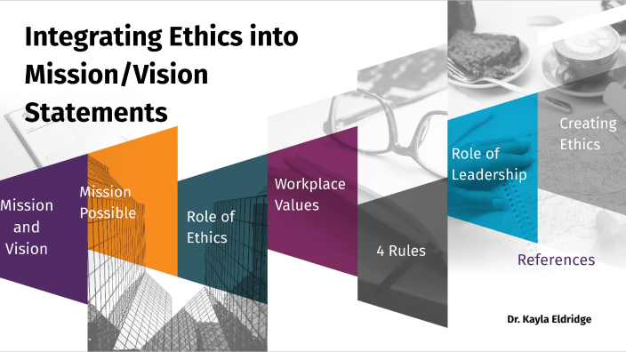 Integrating Ethics into Mission/Vision Statements by Kayla Eldridge on ...