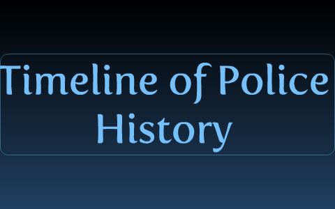 Timeline of Police History by Esteban Murillo on Prezi