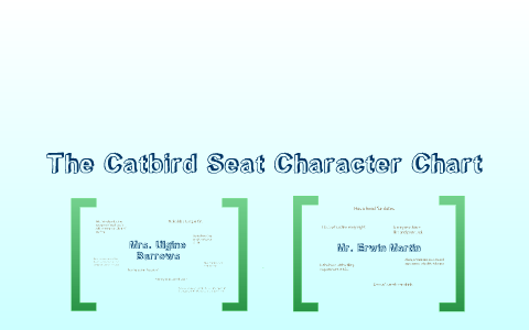 The Catbird Seat- Character Chart by Vimarlivid Rineligros on Prezi