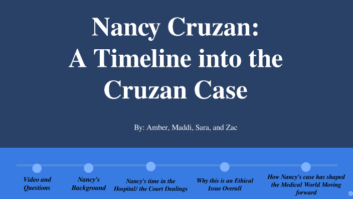 Nancy Cruzan by Zac Jorgenson on Prezi