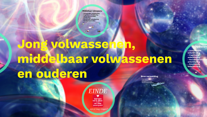 Jong volwassene, middelbaar volwassene en ouderen by sandra v. dekken ...