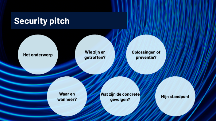 security pitch by Liselot Melieste on Prezi