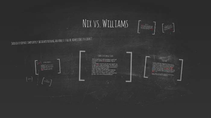 Nix vs. Williams by Natalia Jiron on Prezi