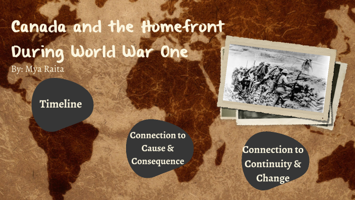 Canada and the Homefront during WWI by Mya Raita on Prezi