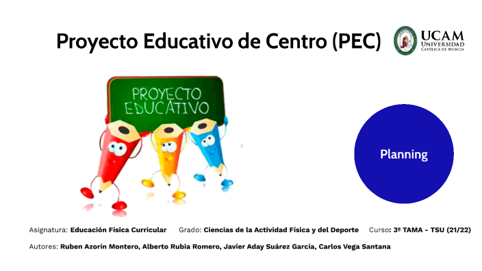 Proyecto Educativo de Centro (PEC) by Alberto Rubia Romero on Prezi