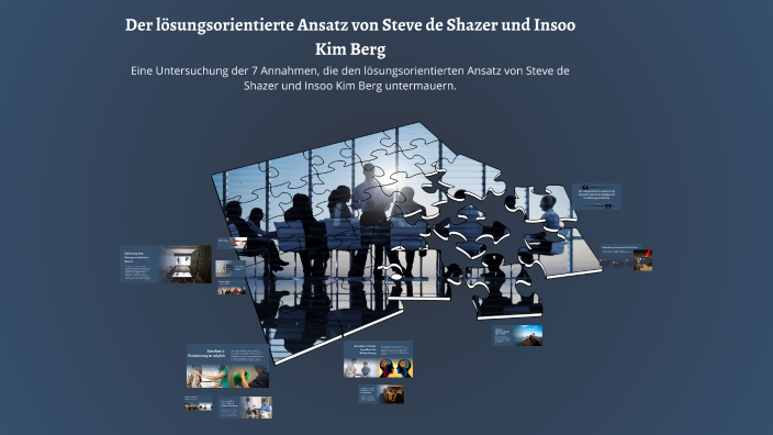 Der lösungsorientierte Ansatz von Steve de Shazer und Insoo Kim Berg by ...