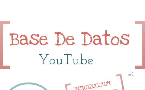 Base De Datos : YouTube by on Prezi