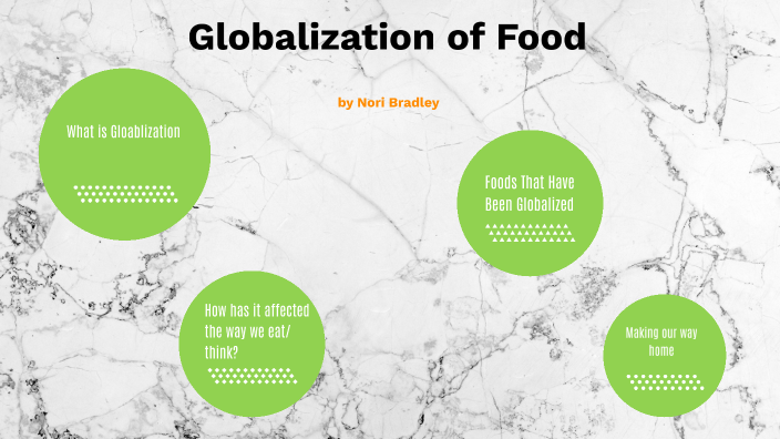 Globalization of Food Items by Nori Bradley on Prezi