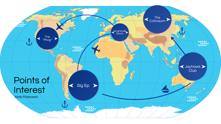 Points of Interest Map by Nathan Pilakowski on Prezi