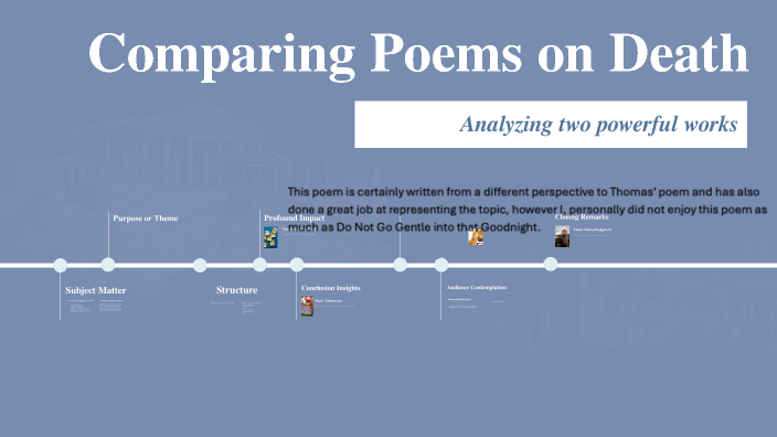 Comparing Poems on Death by Sam Wainwright on Prezi