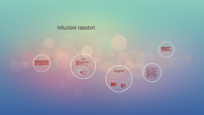 INFUZIONI RASTVORI To su sterilni vodeni rastvori ili emulzi by Mira ...