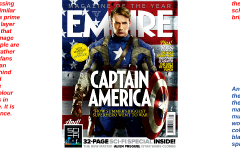 Captain America - Empire Magazine Cover by Jordan Lutchmaya on Prezi