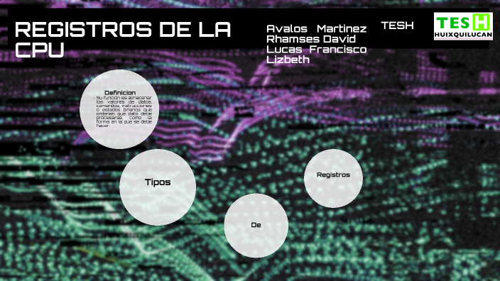 REGISTROS DE LA CPU by Rhamses Avalos on Prezi