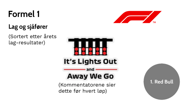 F1 by Hege Kastet Solberg on Prezi