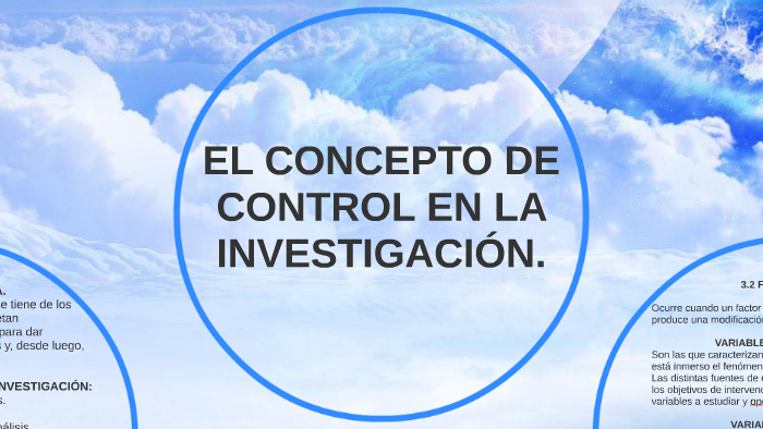 EL CONCEPTO DE CONTROL EN LA INVESTIGACION. by brenda mendez on Prezi