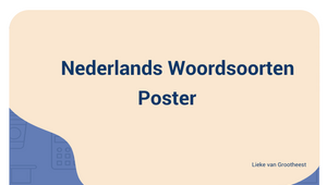 Nederlands Woordsoorten - Poster by lieke grootheest on Prezi Design