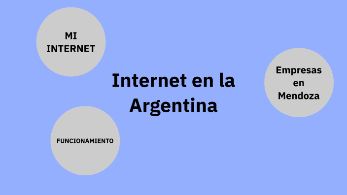 Internet en la Argentina by tobias lopez on Prezi