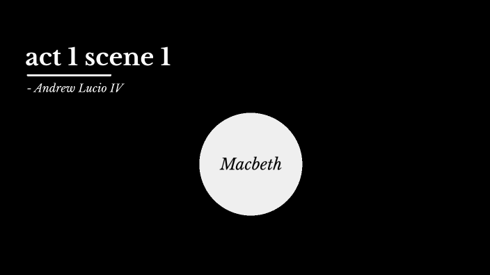 Macbeth by Andrew Lucio on Prezi