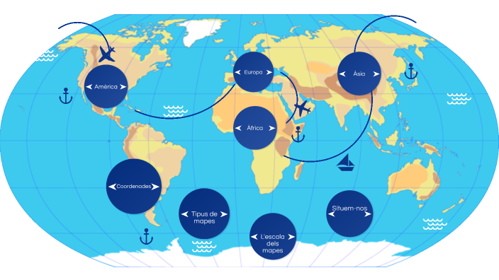 Els mapes i els continents by DANIEL MARCOS ESPAÑA on Prezi