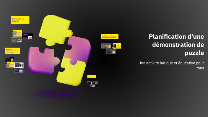 Planification d'une démonstration de puzzle by carine proulx on Prezi