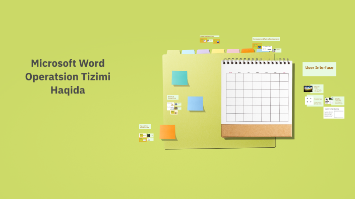 Microsoft Word Operatsion Tizimi Haqida by Mushtariy Sobirjonova on Prezi