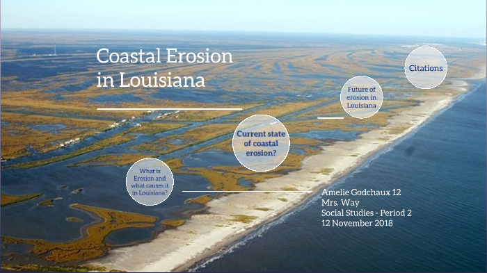 Coastal Erosion in Louisiana by Amelie Godchaux on Prezi