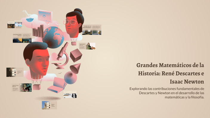 Grandes Matemáticos de la Historia: René Descartes e Isaac Newton by ...