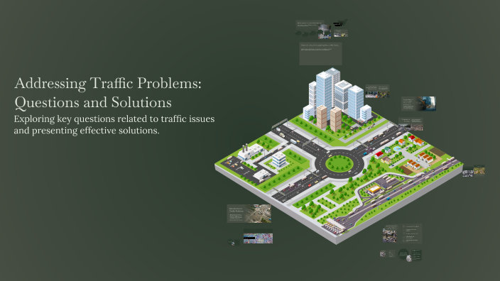 Addressing Traffic Problems: Questions and Solutions by Rahul Lande on ...