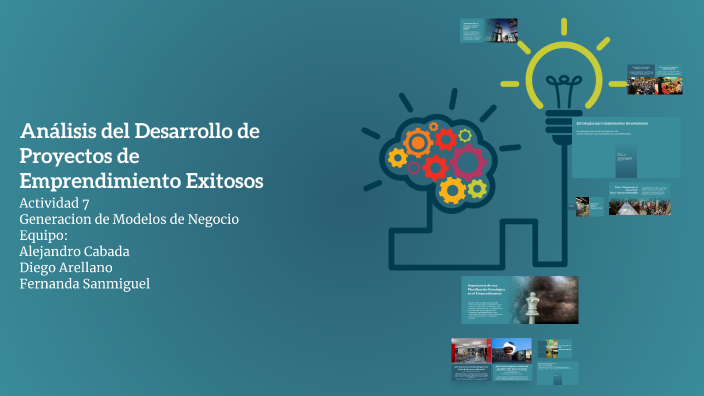 Análisis del Desarrollo de Proyectos de Emprendimiento Exitosos by ...