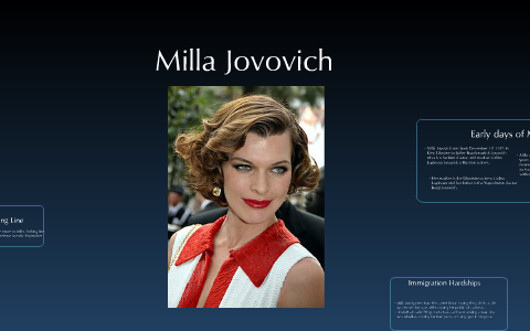 Milla Jovovich by angie welsh on Prezi