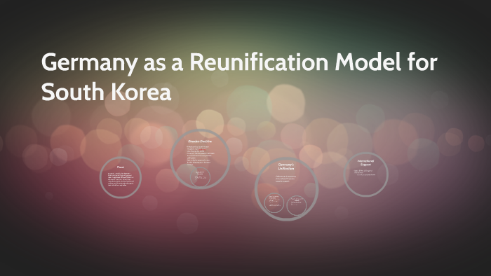Germany as a Reunification Model for South Korea by Kate Sims on Prezi