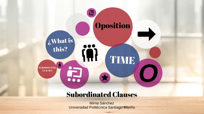 SUBORDINATED CLAUSES by Mirna Sanchez on Prezi
