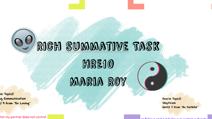 Rich Summative Task by maria roy on Prezi
