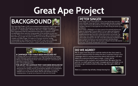 Great Ape Project by Emma Adamson on Prezi