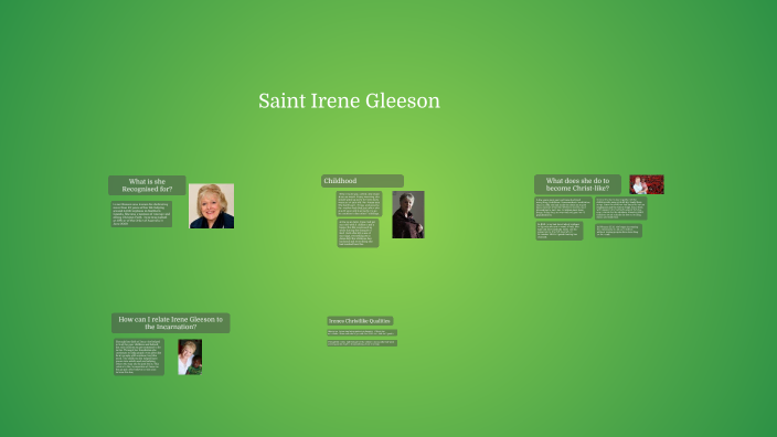 Saint Irene Gleeson by Natalie Zaghloul on Prezi