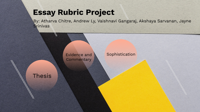 Cookie rubric project by Atharva Chitre on Prezi