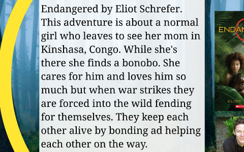 Endangered by Eliot Schrefer by Rachel Elms on Prezi