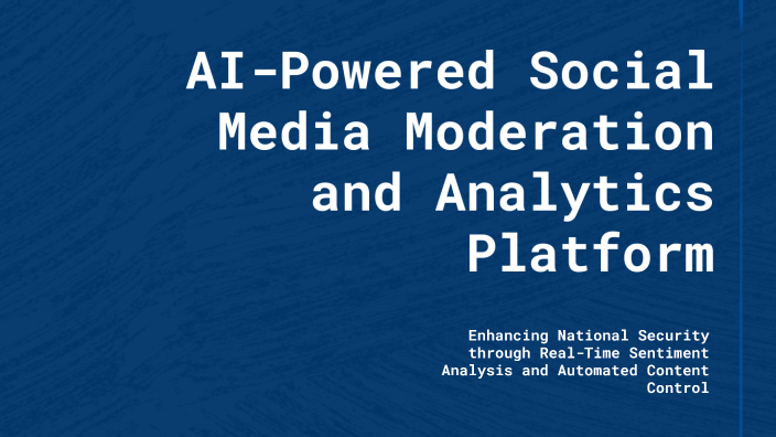 AI-Powered Social Media Moderation and Analytics by Michael Keenan on Prezi