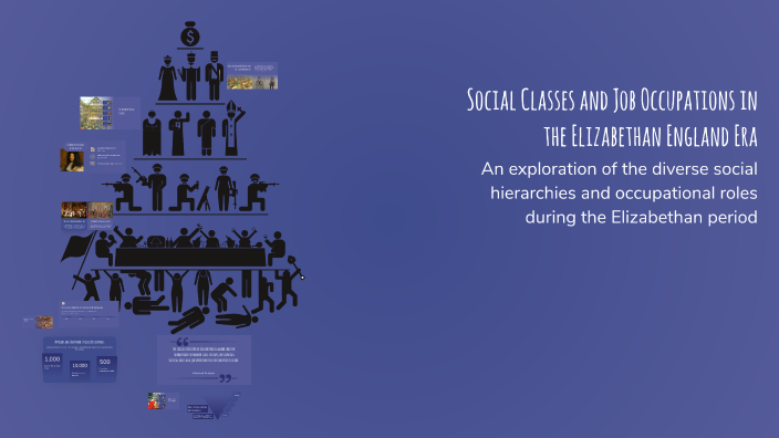 Social Classes and Job Occupations in the Elizabethan England Era by ...