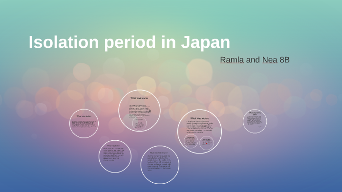 Isolation period in Japan by Nea Eranpalo on Prezi