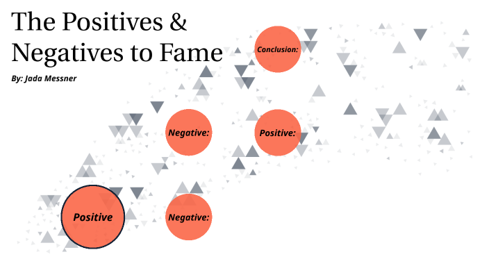 Positives & Negatives to Fame by Jada Messner on Prezi
