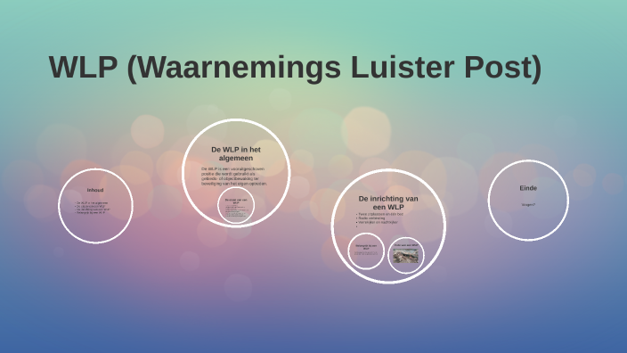 WLP (Waarnemings Luister Post) by joeri de veth on Prezi