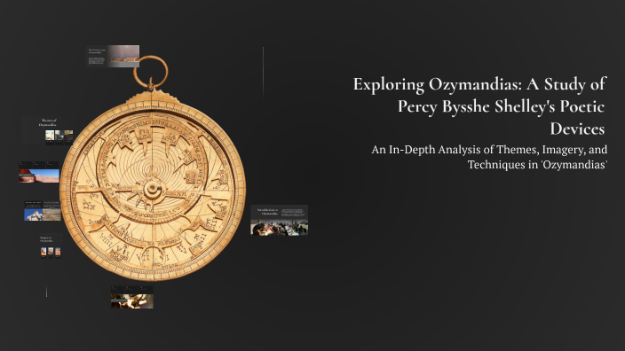 Exploring Ozymandias: A Study of Percy Bysshe Shelley's Poetic Devices ...