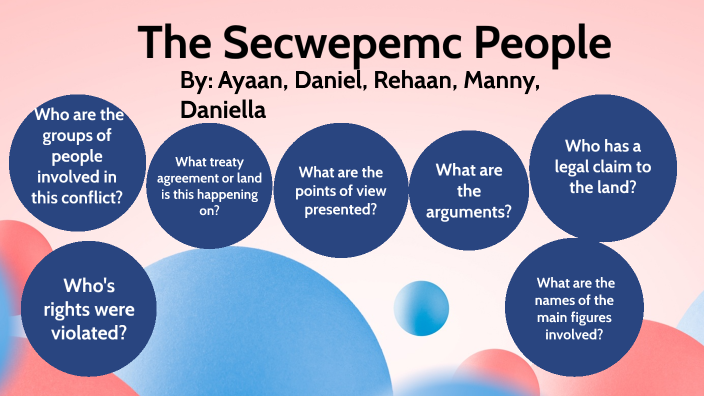The Secwepemc People by Daniel . on Prezi