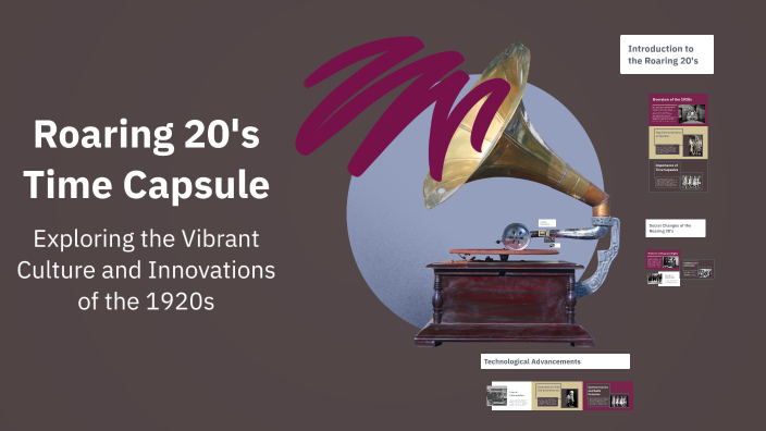 Roaring 20's Time Capsule by Damian Samples on Prezi
