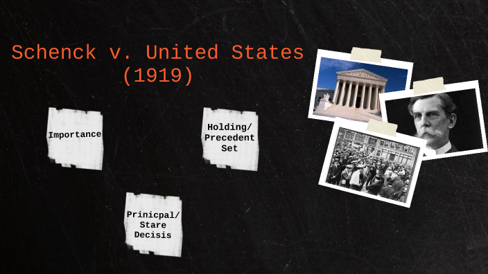 Schenck v US by NATHAN MARQUEZ on Prezi