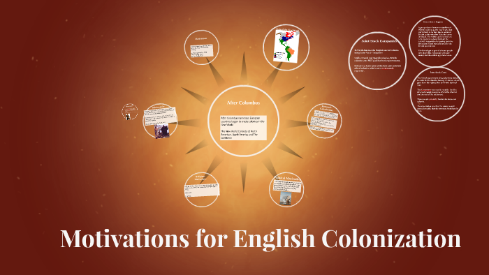 Motivations for English Colonization by Andrew Beckman on Prezi