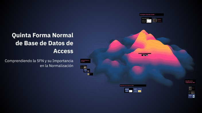 Quinta Forma Normal de Base de Datos de Access by Luis Axel Nuñez ...